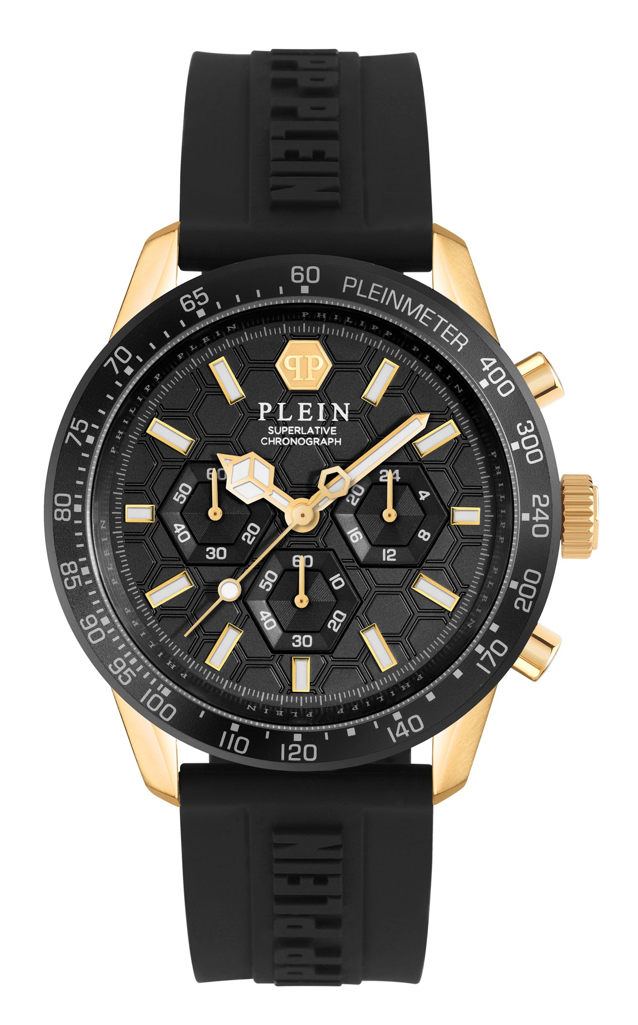 Philipp Plein Pleinmeter Black Round Quartz Men Watch - PWPYA0224 - At ...