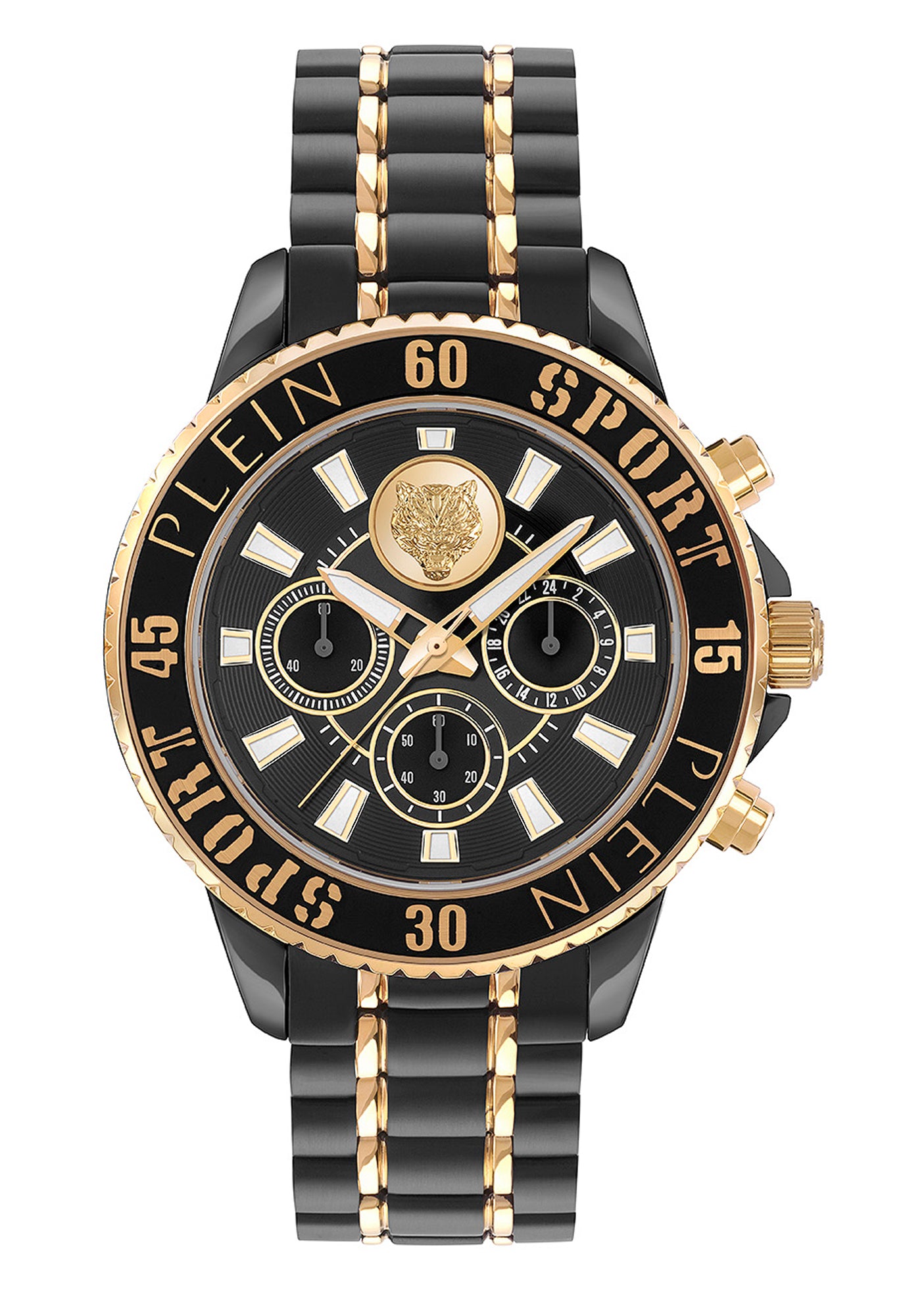 Plein Sport Glam Chrono Black Round Quartz Men Watch - PSMEA0624 - At ...