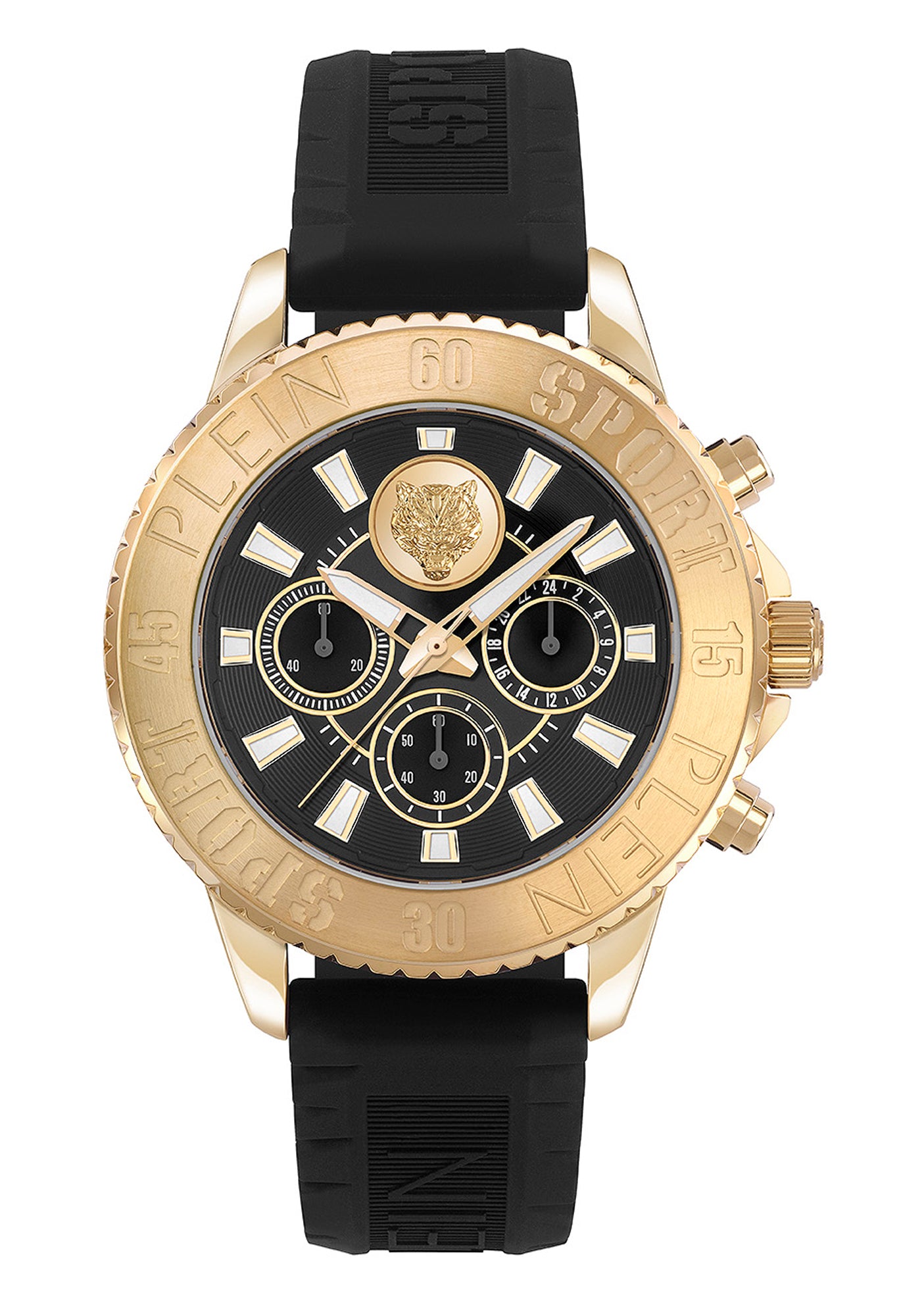 Plein Sport Glam Chrono Black Round Quartz Men Watch - PSMEA0224 - At ...