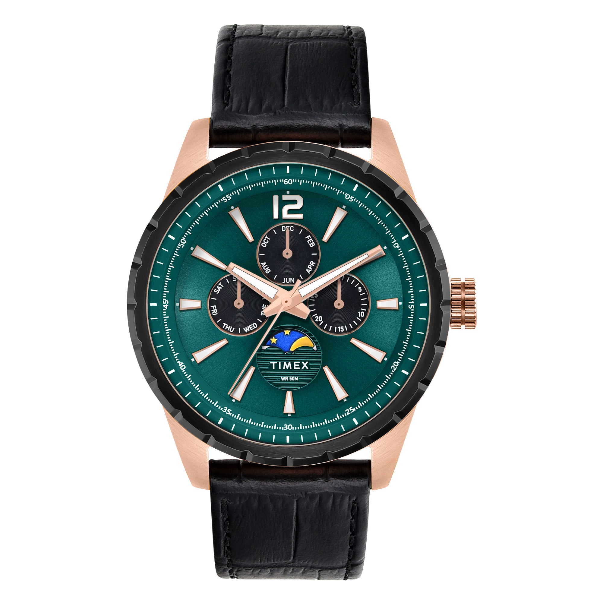 Timex Green Round Quartz Men Watch - TWEG28500 - At JUST WATCHES