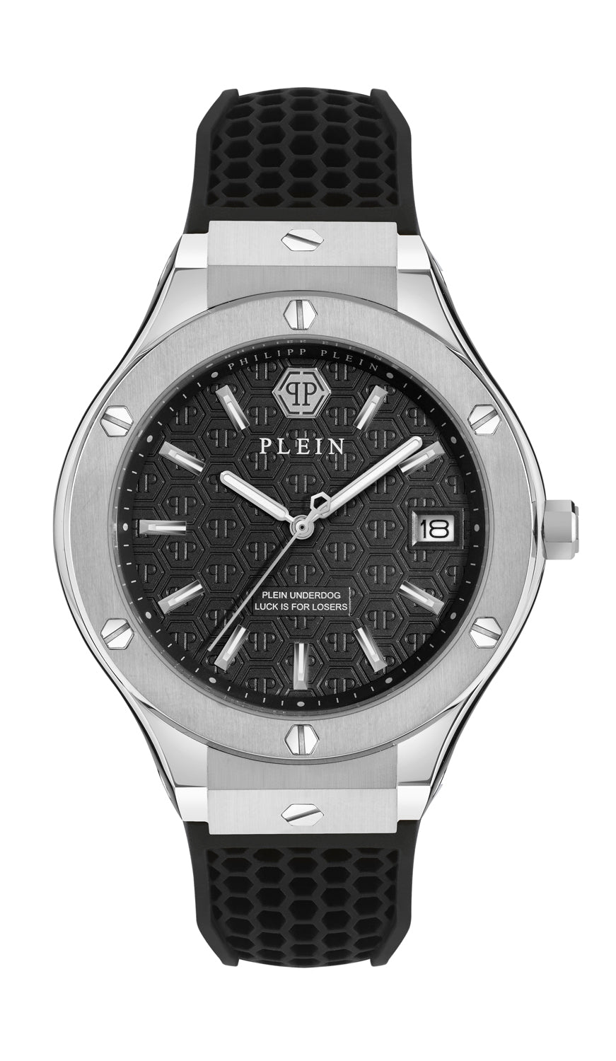 Philipp plein Ufa-New Gent Line Black Round Quartz Men Watch ...