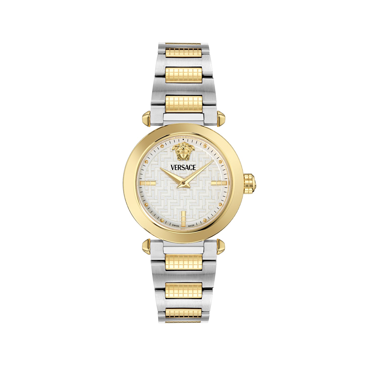Versace Greek Silver Asymmetrical Quartz Women Watch - VE5B00325 - At ...