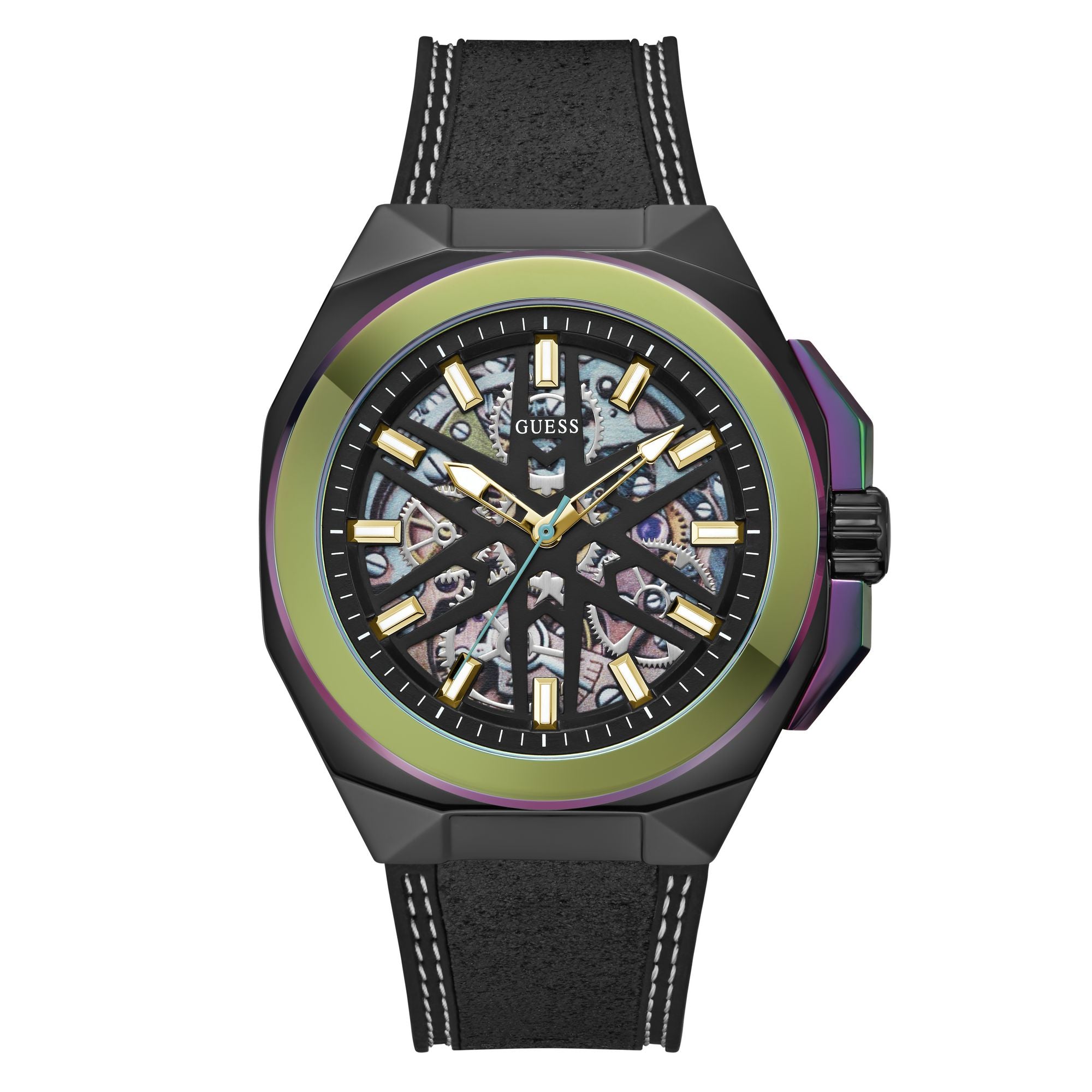 GUESS Black Round Dial Analog Men's Watch - GW0635G3 - GW0635G3 - At ...