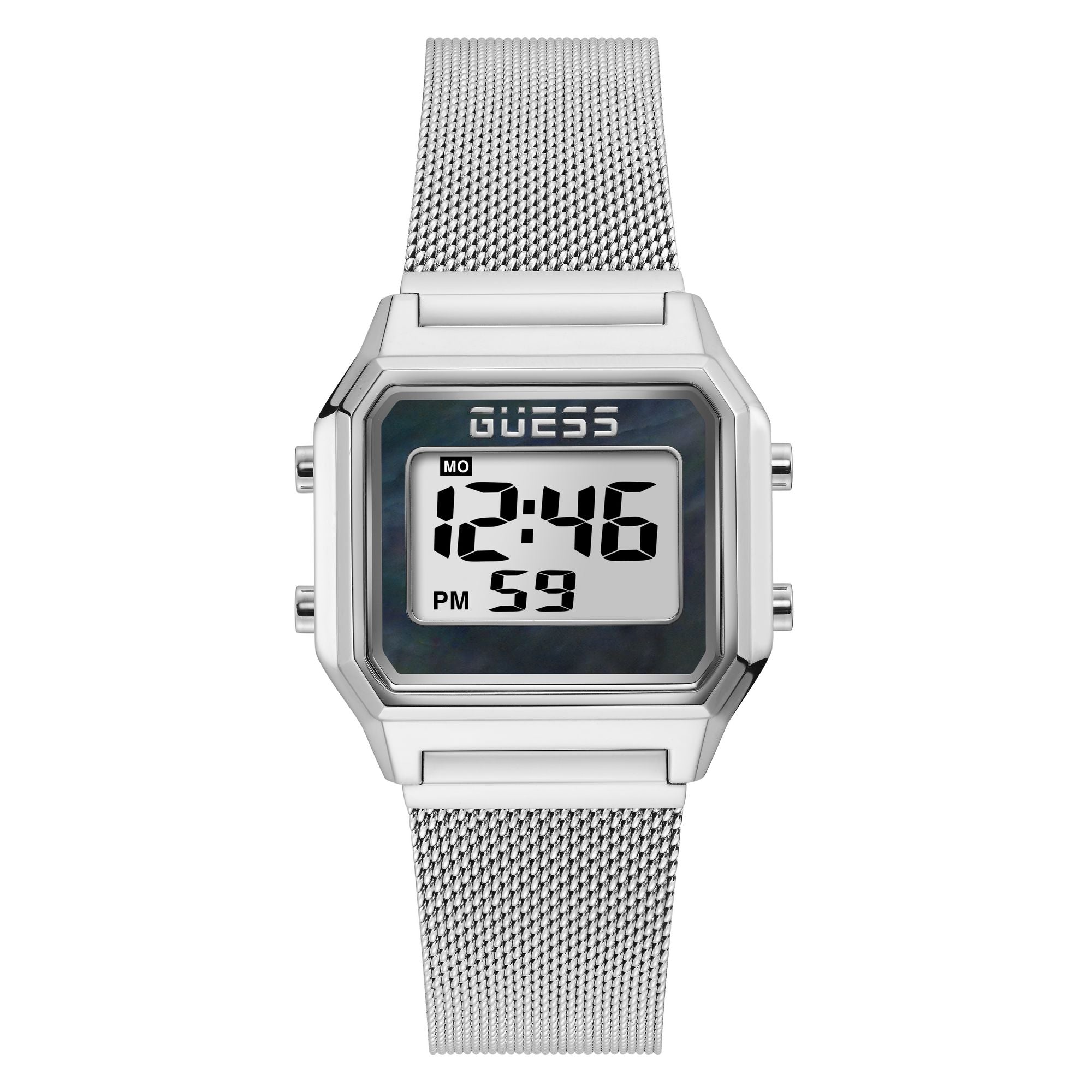 Guess Zoom Black Square Dial Quartz Digital Women Watch - GW0343L1 - At ...