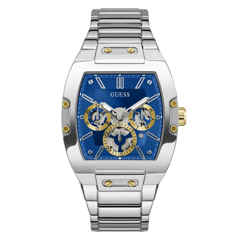 Guess Blue Rectangular Dial Quartz Analog Men Watch - GW0456G5 - At ...