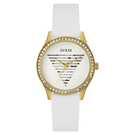 Guess Lady Idol Gold Round Dial Analog Women Watch - GW0530L6 - At JUST ...