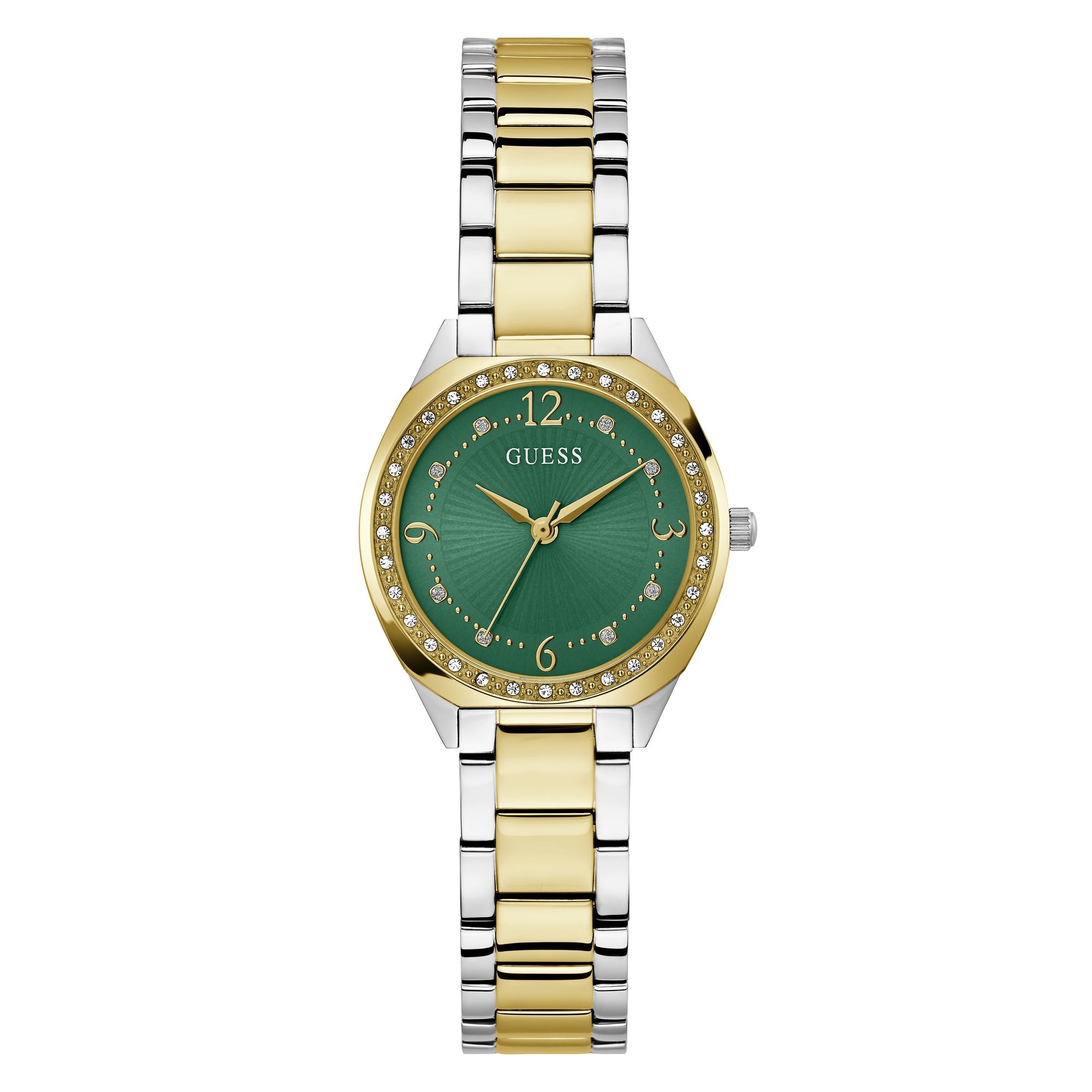 Guess Charlotte Green Round Dial Quartz Analog Women Watch - GW0767L4 ...