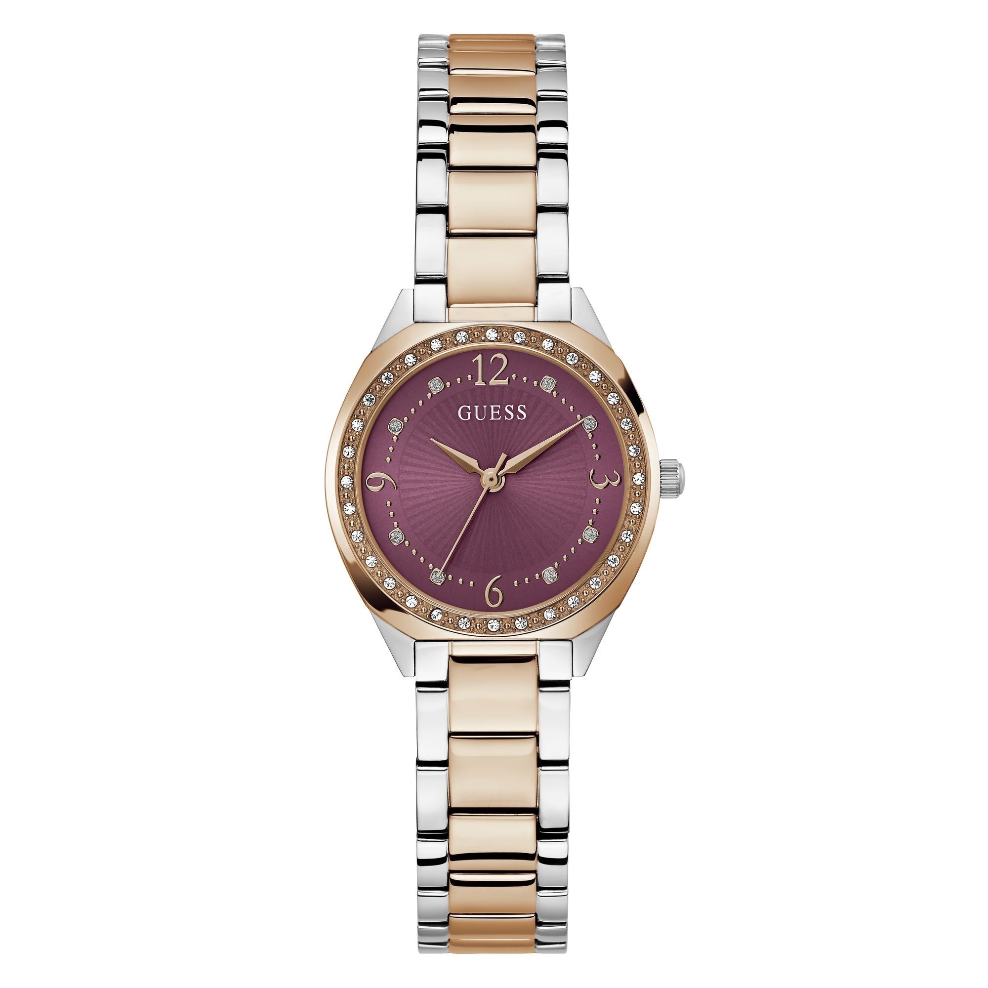 Guess Charlotte Purple Round Dial Quartz Analog Women Watch - GW0767L5 - At JUST WATCHES