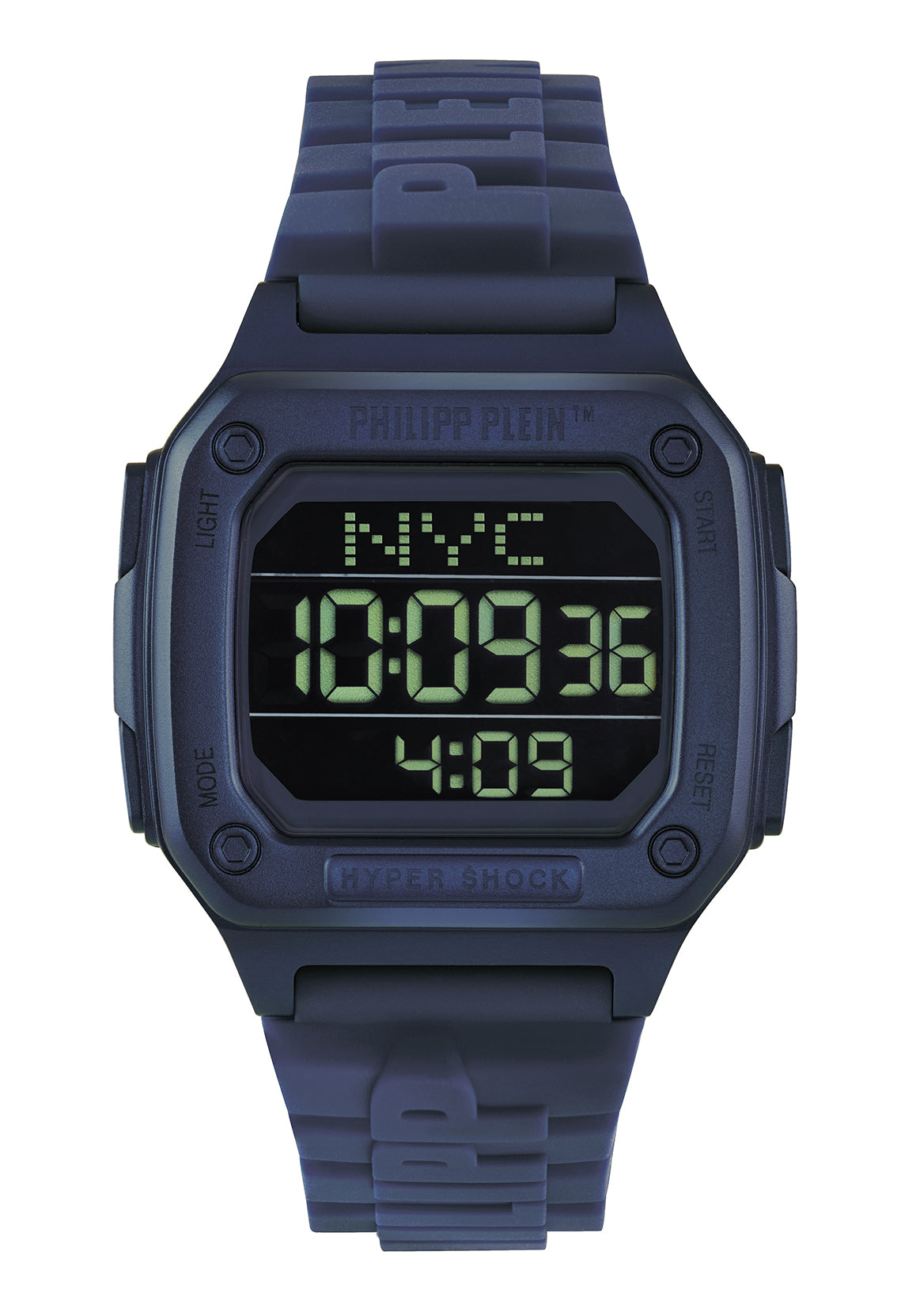 Philipp Plein Hyper $Hock Black Square Dial Quartz Digital Men Watch ...