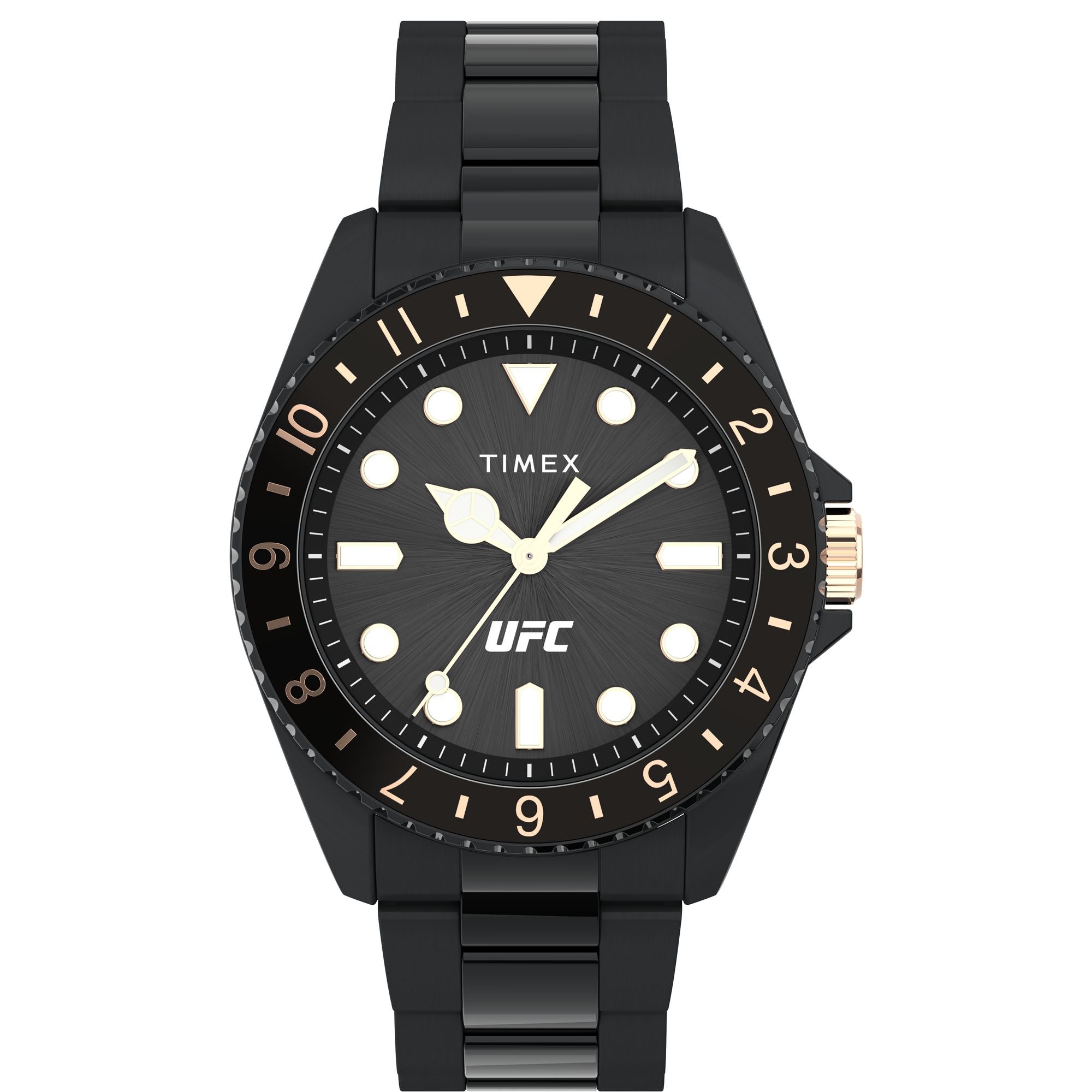 Timex UFC Street Black Round Dial Quartz Analog Men Watch - TW2V568000D ...