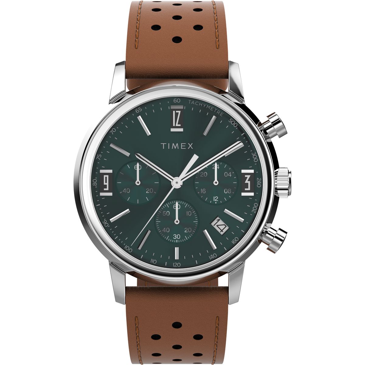 Timex Marlin Round 40mm Green Dial Analog Men Watch - TW2W10100UJ ...