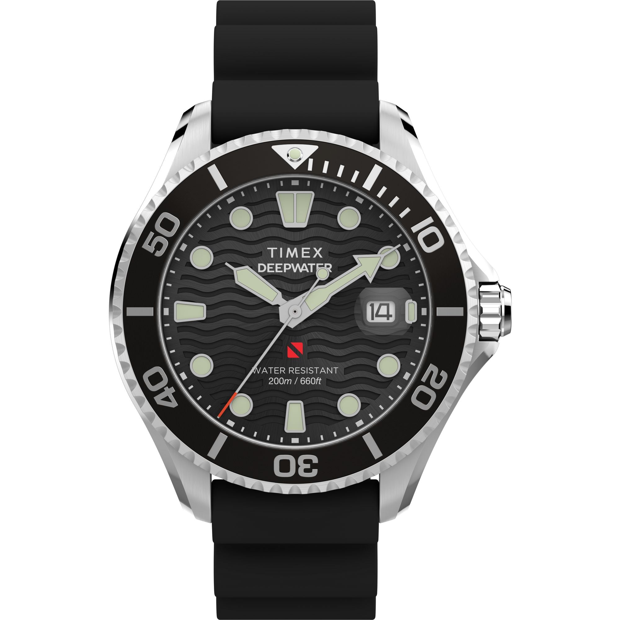Timex Deep Water Black Round Dial Quartz Analog Men Watch - TW2W81600UJ ...