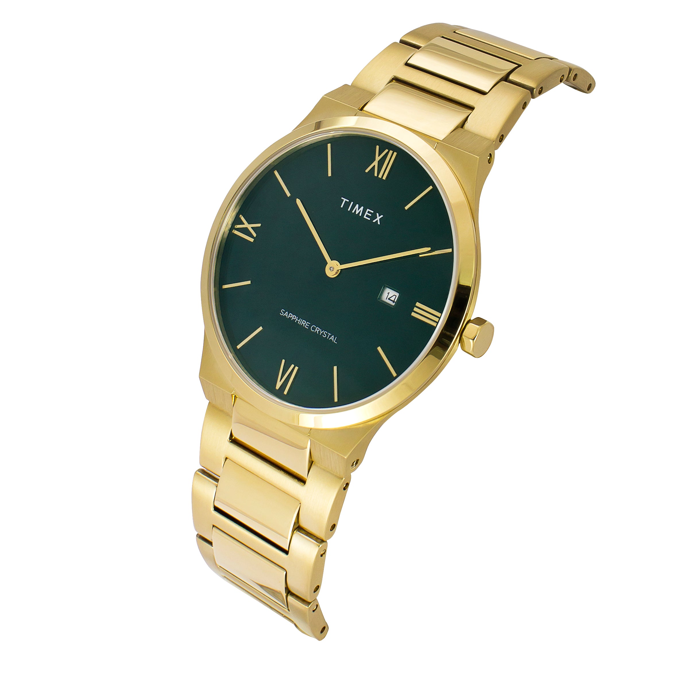 Timex Green Round Dial Quartz Analog Men Watch - TWEG23605 - At JUST ...