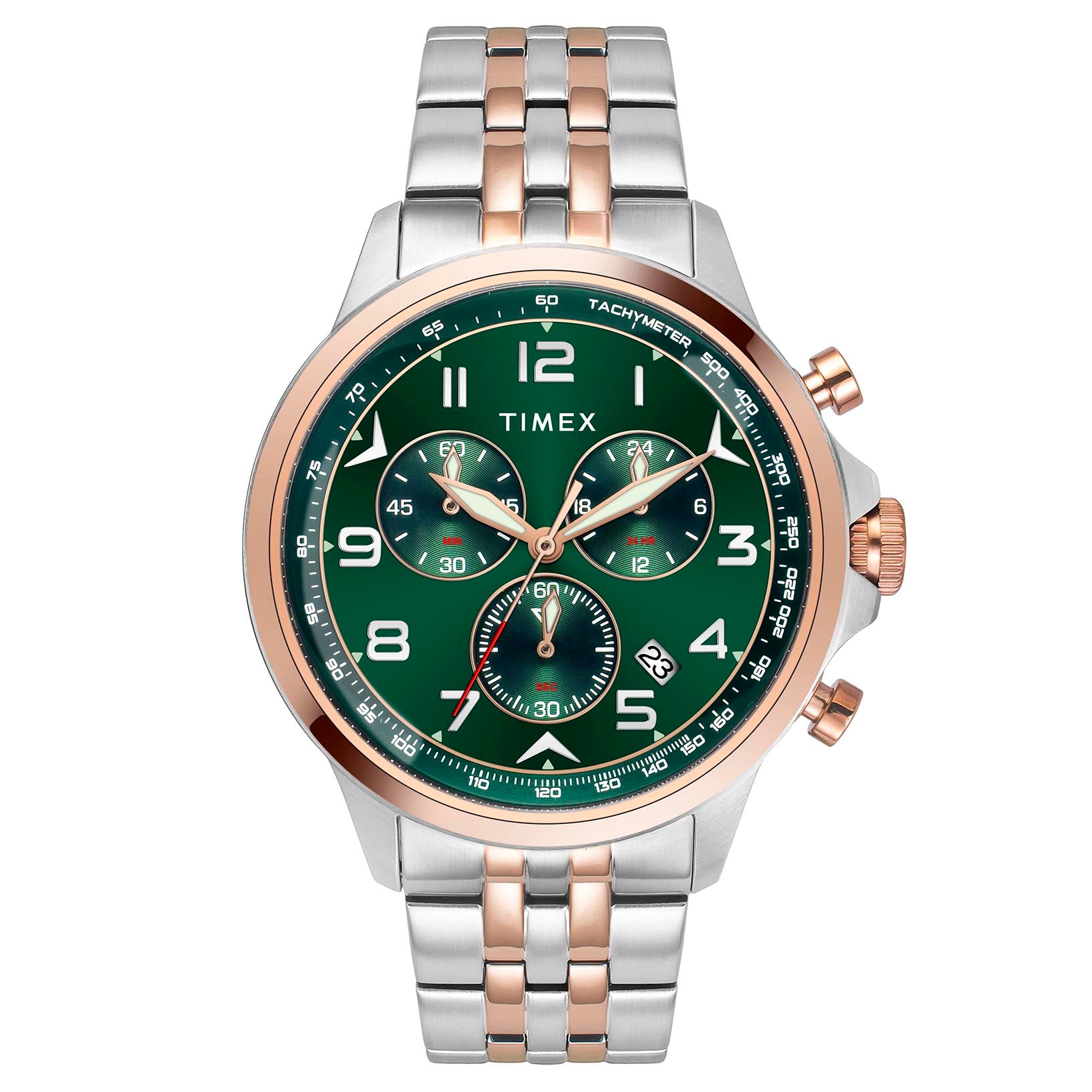 Timex Green Round Dial Quartz Analog Men Watch - TWEG25102 - At JUST ...