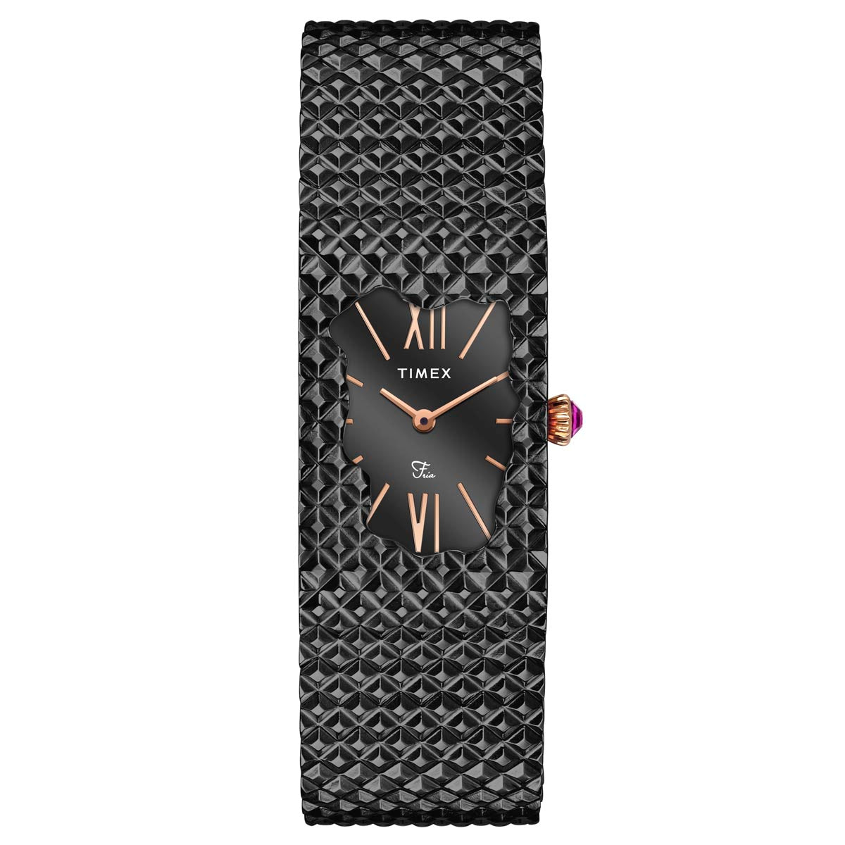 Timex Fria Black Rectangle Dial Quartz Analog Women Watch - TWEL77708 ...