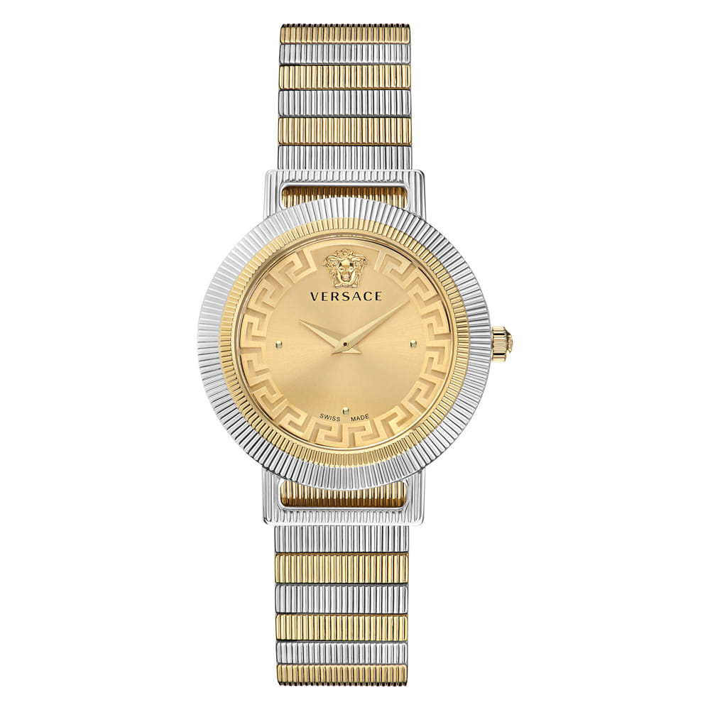 Versace Greca Chic Stainless Steel Round Dial Quartz Women Watch ...