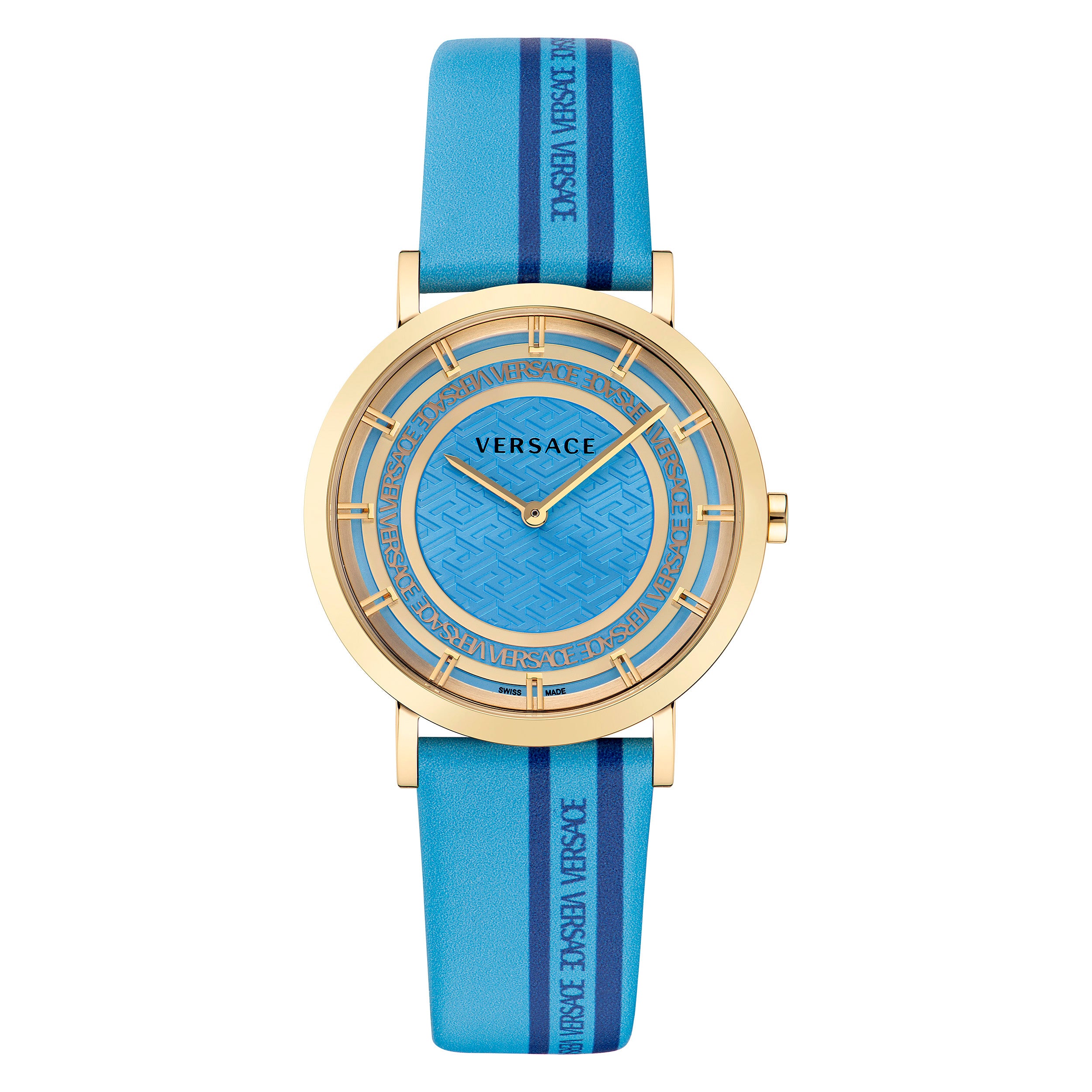 Versace Blue Dial Quartz Women Watch - VE3M00222 - At JUST WATCHES