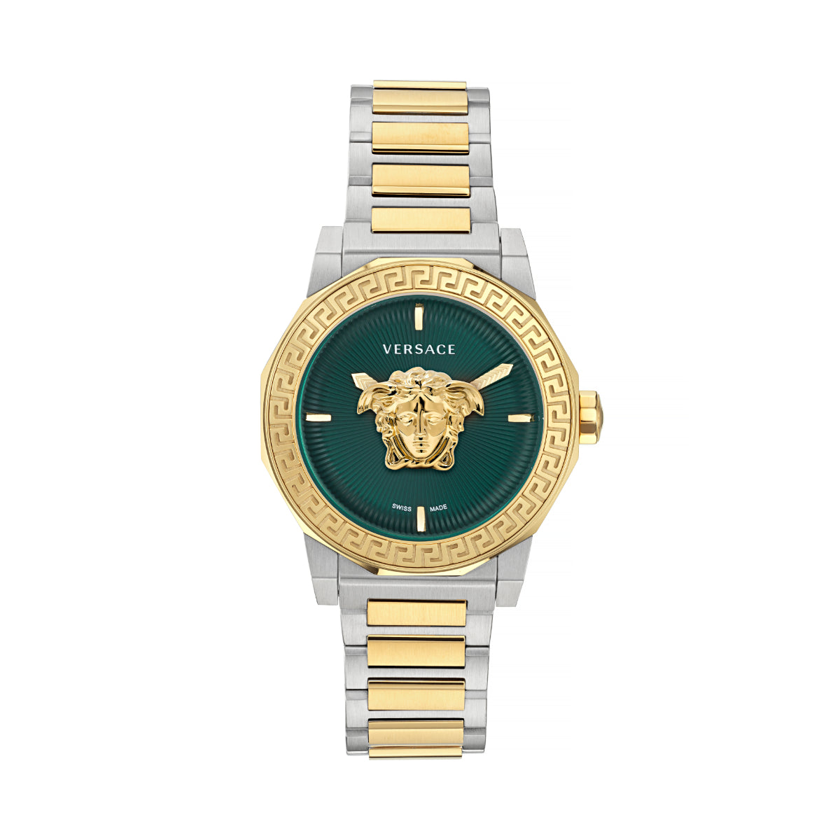 Versace Medusa Green Round Dial Quartz Analog Women Watch - VE7B00323 ...