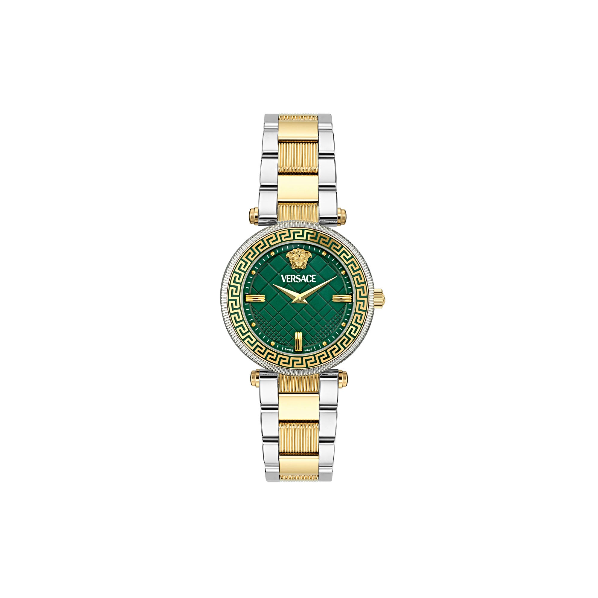Versace Reve Green Round Dial Quartz Analog Women Watch - VE8B00524 ...