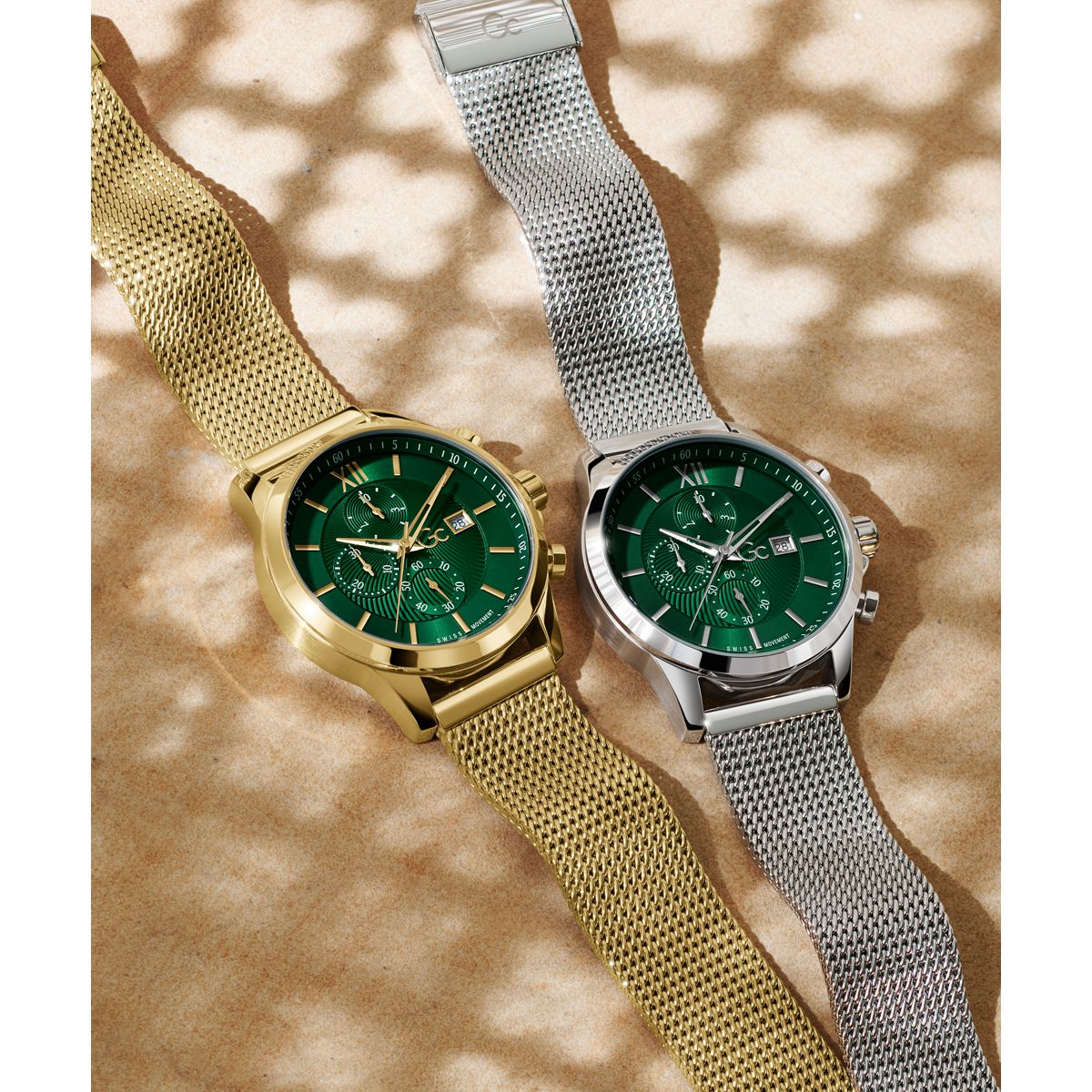 Gc Classic Yellow Round Dial Quartz Men Watch - Guess Collection ...